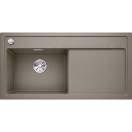 K&uuml;chensp&uuml;le Blanco, B:100cm H:19cm T:51cm, beige, Verbundwerkstoff, K&uuml;chensp&uuml;len, "ZENAR XL 6 S", Mit Ablauffernbedienung