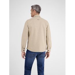 Lerros Herren Fleecehemdfoam wei&szlig;, Gr. XXXL, unifarben, Web, Obermaterial: 100% Polyester, Hemden, Fleecejacke, langarm mit Knopfleiste
