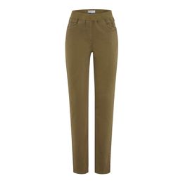 Damen Bequeme Jeans "Style PAMINA"moosgr&uuml;n, Gr. 25, RAPHAELA BY Brax, Denim/Jeans, 93% Baumwolle, 5% Elastomultiester, 2% Elasthan, Jeans