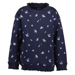 Blue Seven M&auml;dchen Sweater "Sweatshirt", blau, Gr. 98, 80% Baumwolle, 20% Polyester, Sweatshirts