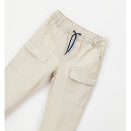sarabanda M&auml;dchen Outdoorhose "BABY BOY TROUSERS", beige, Gr. 92, 98% Baumwolle, 2% Elasthan, Hosen