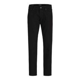 Jack & Jones JACK & JONES Herren Loose-fit-Jeans "JJICHRIS JJORIGINAL SQ 740", schwarz, Gr. 34, Abriebeffekte, Denim/Jeans, Obermaterial: 100% Baumwolle, Jeans,