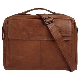SPIKES & SPARROW Laptoptasche, SPIKES & SPARROW, braun, Leder, Taschen, echt Leder