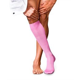 Falke Kinder Kniestr&uuml;mpfe "No. 10 Pure Fil d'&Eacute;cosse", Gr. 45, rosa, Obermaterial: 93% Baumwolle CO. 7% Polyamid PA., Socken