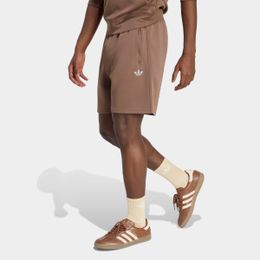 Herren Shorts "TREFOIL ESSENTIALS SPACER", braun, Gr. M, adidas originals, Obermaterial: 93% Polyester, 7% Elasthan, Hosen