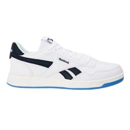 Reebok - "Court Advance" Sneaker f&uuml;r Herren/Damen Unisex, Leder, Flach (Wei&szlig;/Marine)