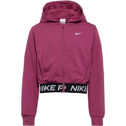 Nike PRO DRI-FIT Trainingsjacke M&auml;dchen - Gr&ouml;&szlig;e 146/152 - rosa