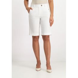 Verena Bermuda-Shorts | Optisches Wei&szlig;