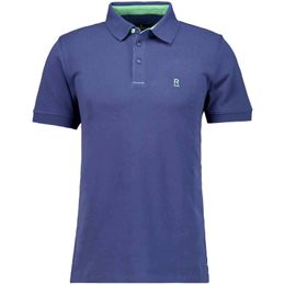 Ragman Herren Poloshirt, blau, Gr. L, Piqu&eacute;, Baumwolle, Shirts