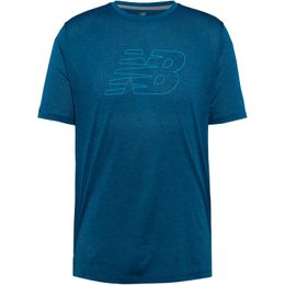 New Balance Essential Funktionsshirt Herren - Gr&ouml;&szlig;e XXL - blau