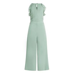 Vera Mont Damen Overall "Damen mit Volant"foggy gr&uuml;n, festlich, Gr. 42, Stoff, Obermaterial: 95% Polyester, 5% Elasthan. Futter: 100% Polyester,
