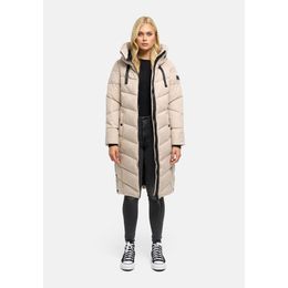 Navahoo Damen Winterjacke "Schmatzib&auml;r", beige, Gr. XXL, Obermaterial: 100% Polyester. Innenseite: 100% Polyester. Futter: 100% Polyester, Jacken,