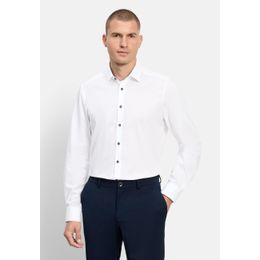 OLYMP Herren Businesshemd "OLYMP Level Five, Body Fit, Kent", wei&szlig;, Gr. 37, 100% Baumwolle, Hemden