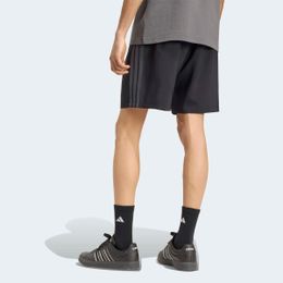 Herren Shorts "ESSENTIALS 3-STREIFEN CHELSEA LITE, GEWEBT"schwarz, carbon, normal, gr., Gr. XL, adidas Sportswear, Obermaterial: 100% Polyester, Hosen