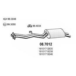 Asso Endschalld&auml;mpfer 087012 f&uuml;r BMW