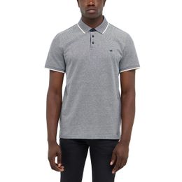 Mustang Herren Kurzarmshirt "Herren Style Palco", grau, Gr. S, Piqu&eacute;, 100% Baumwolle, Shirts