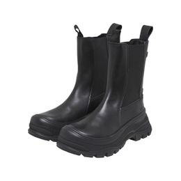 Buffalo Damen Stiefel "Buffalo Buffalo roam chelsea", Gr. 38, schwarz, Leder, unifarben, Schuhe