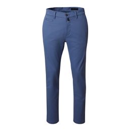 Pierre Cardin Herren Chinohose "Castres", blau, Gr. 33, uni, Obermaterial: 97% Baumwolle CO. 3% Elasthan EL., Hosen, mit Seitentaschen