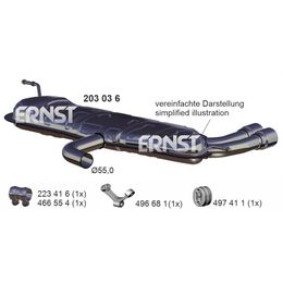 Ernst Endschalld&auml;mpfer 203036 f&uuml;r VAG