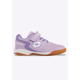 Lotto M&auml;dchen Hallenschuh, Gr. 25, lila, Synthetik, Schuhe, Indoor Sportschuhe