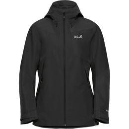 Jack Wolfskin FLEXTRAIL 2L Regenjacke Damen - Gr&ouml;&szlig;e M - schwarz