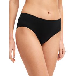 Calida Damen Slip "Seamless Natural", Gr. XS, schwarz, Single Jersey, Obermaterial: 79% Modal, 15% Polyamid, 6% Elasthan, Unterhosen