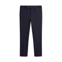 Tommy Hilfiger Herren B&uuml;gelfaltenhose "NY PUNTO MILANO PANTS", blau, Gr. 56, unifarben, Strick, Obermaterial: 75% Polyester, 22% Viskose, 3%