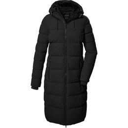 Killtec Kapuzenmantel Damen - Gr&ouml;&szlig;e 40 - schwarz