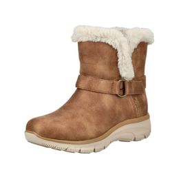Skechers Damen Stiefelette "Skechers Stiefelette Lederimitat/Textil", Gr. 38, braun, Lederimitat, Textil, Schuhe