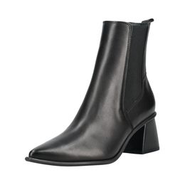 Paul Green Damen Stiefelette "Paul Green Stiefelette Leder/Textil", Gr. 39, schwarz, Leder, Textil, Schuhe