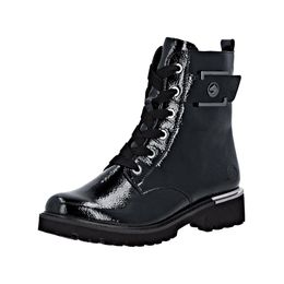 Remonte Damen Schn&uuml;rstiefelette "Remonte Stiefelette Lederimitat", Gr. 40, schwarz, Lederimitat, Schuhe