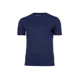 Armani Exchange Herren T-Shirt "T-Shirt T-SHIRT 1er Pack", blau, Gr. L, Obermaterial: 100% Baumwolle CO., Shirts