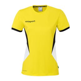 Uhlsport Damen Trainingsshirt "Trainings-T-Shirt Equipe 29 Women", gelb, Gr. M, Obermaterial: 100% Polyester Pol. recyc.., Shirts