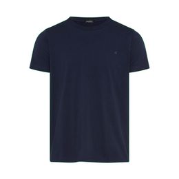 Replay Herren T-Shirt, blau, Gr. L, unifarben, Jersey, Obermaterial: 100% Baumwolle, Shirts, in Baumwollqualit&auml;t