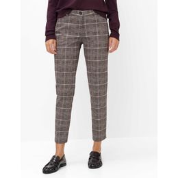 Brax Damen Caprihose "Style MARON S", braun, Gr. 25, 84% Polyester, 12% Viskose, 4% Elasthan, Hosen