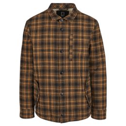 Brandit Herren Allwetterjacke "Brandit Classic Sherpa Jacket", braun, Gr. 5XL, kariert, 100% Baumwolle, Jacken