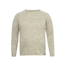 Blend Herren Strickfleece-Pullover "Strickpullover BHDan Big & Tall", beige, Gr. 6XL, Obermaterial: 50% Baumwolle CO. 50% Polyacryl PAN., Pullover