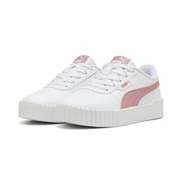 Puma Kinder Sneaker "Carina 3.0 Sneakers M&auml;dchen", Gr. 29wei&szlig; dusky rosewood pink, Obermaterial: Textil, Synthetik. Futter: Textil. Innensohle: