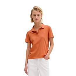 Marc O'Polo MARC O'POLO Damen Poloshirt "aus Piqu&eacute;-Jersey", orange, Gr. XS, unifarben, Obermaterial: 96% Baumwolle, 4% Elasthan, Shirts