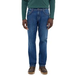 Mustang Herren Straight-Jeans "Herren Style Denver Straight"783 mittelblau, Gr. 32, unifarben, Denim/Jeans, 99% Baumwolle, 1% Elasthan, Jeans