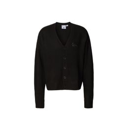 Karl Kani Herren Cardigan "Karl Kani Signature Knit Cardigan", schwarz, Gr. XXL, unifarben, 100% Baumwolle, Strickjacken