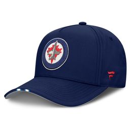 Fanatics Jungen Baseball Cap "Fanatics Cap Winnipeg Jets NHL Draft 25 Adj. Meshback"blau, Kunstfaser, Wolle, Caps