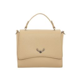 LADY EDELWEISS Damen Handtasche "Handtasche 13111", Gr. S, beige, Obermaterial: 100% Sonstiges Material (Ananasfaser) AM_PF ., Taschen