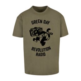 Merchcode Herren T-Shirt "Merchcode Green Day Revolution Radio Oversize Tee", beige, Gr. XXL, bedruckt, 100% Baumwolle, Shirts