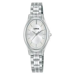 Lorus Damen Quarzuhrsilberfarben, silberfarben, Armbanduhren, Armbanduhr, Damenuhr, Edelstahlarmband, analog