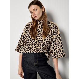 Apricot Damen Langarmshirt "T-shirt", wei&szlig;, Gr. 40, Strick, Obermaterial: 51% Viskose CV. 29% Polyester PES. 20% Polyamid PA., Pullover