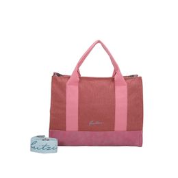 Damen Shopper "Canvas Tote Bag", Fritzi aus Preussen, rosa, 55% Baumwolle, 45% Polyester, unifarben, Taschen, mit abnehmbarem Schulterriemen