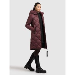 Khujo Damen Steppmantel "LINDA", lila, Gr. S, unifarben, 100% Nylon, M&auml;ntel