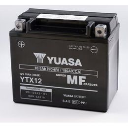 Yuasa Starterbatterie AGM - Maintenance Free 12V, 11Ah, 180A ytx12 12V 68Ah f&uuml;r Suzuki TRIUMPH HONDA BMW