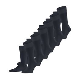 Falke Damen Socken "Happy 6-Pack", Gr. 43, blau, Obermaterial: 80% Baumwolle CO. 18% Polyamid PA. 2% Elasthan EL., Socken